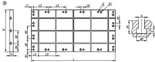 Alüminyum Cnc Yatay İşleme Tablası – T Kanallı – Teknikurunler.com ...